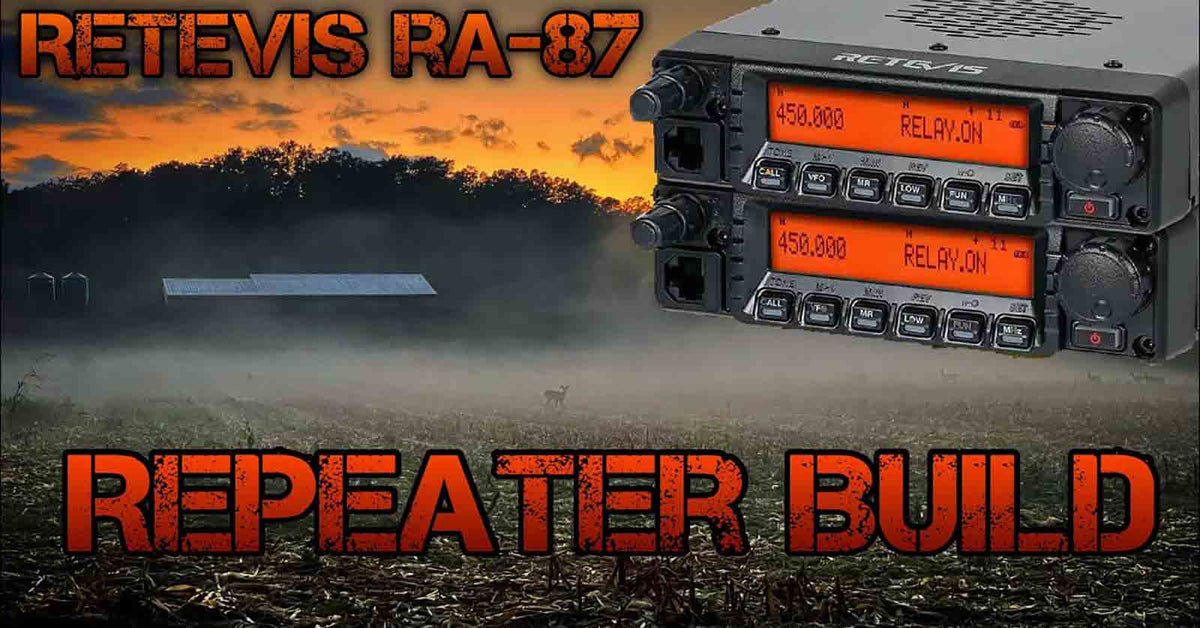 Retevis RA87 40W Mobile Radio Repeater-Capable – myGMRS.com